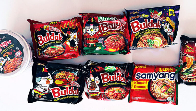 Buldak nudler fra Samyang – Stærke koreanske nudler