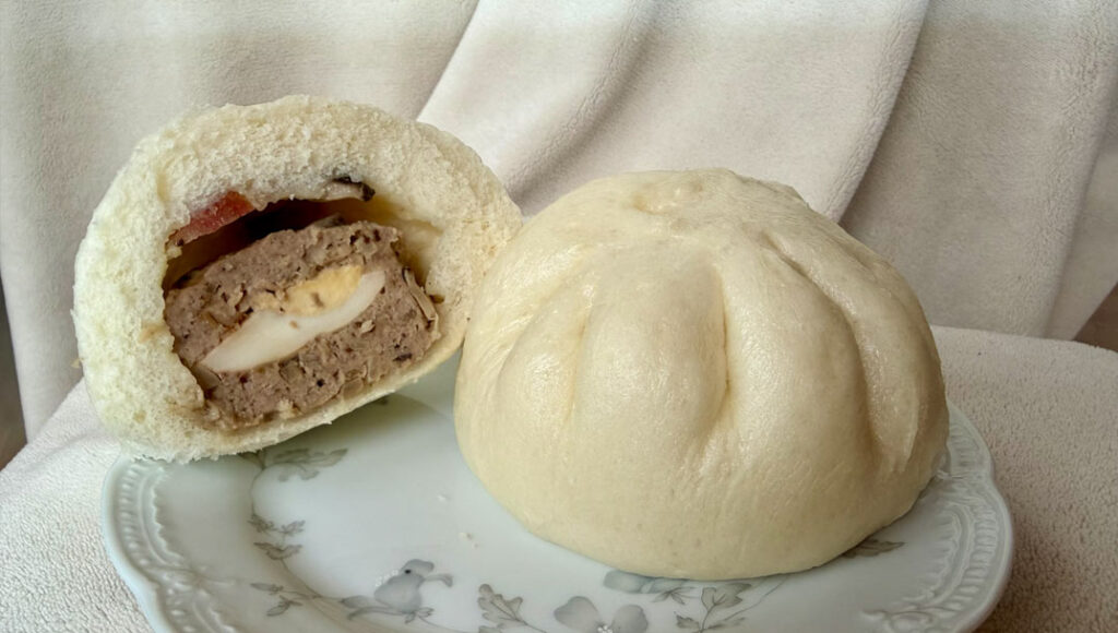 Vietnamesisk Banh Bao – fluffy bao buns med svinekød
